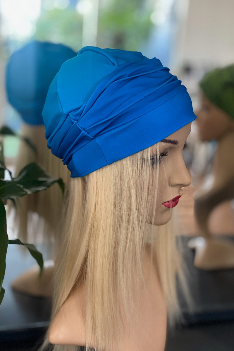 Blue Electric Cap - The Australian Wig Company