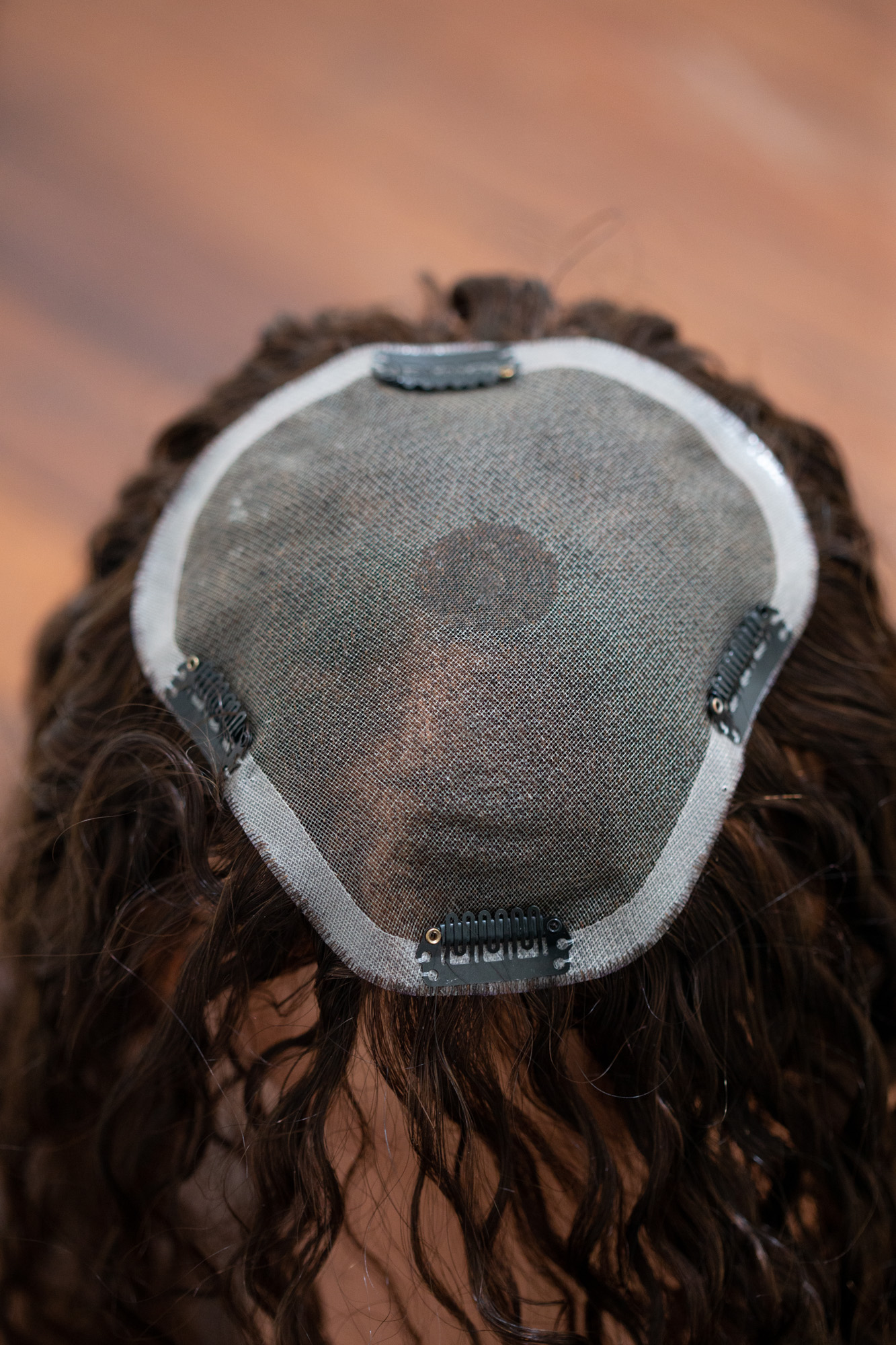 Curly Human Hair Topper 12" - The Australian Wig Company